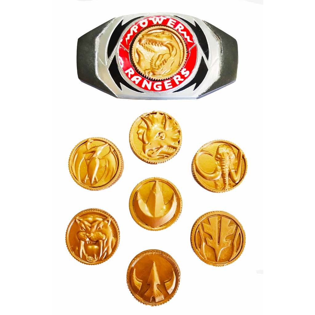 Kit Morfador Moedas do Poder Power Rangers Resina Coin Power Morpher ...