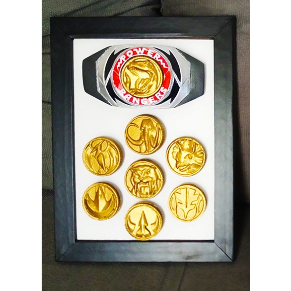 Kit Morfador Moedas do Poder Power Rangers Resina Coin Power Morpher ...