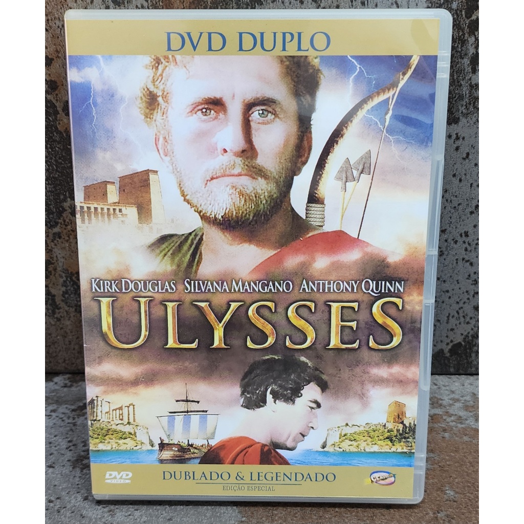 DVD Ulysses - Kirk Douglas - Duplo - dublado | Shopee Brasil