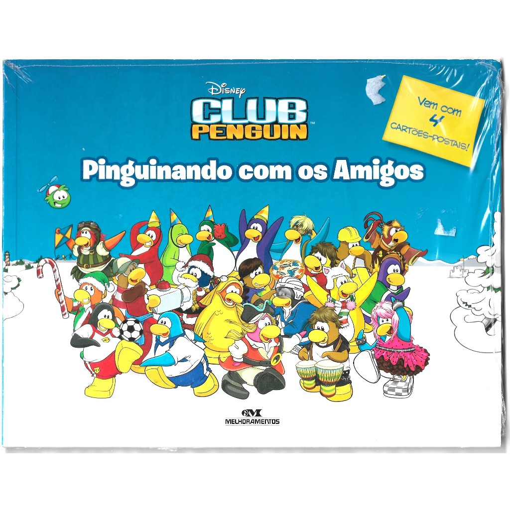 Livro Pinguinando com os Amigos - Club Penguin | Shopee Brasil