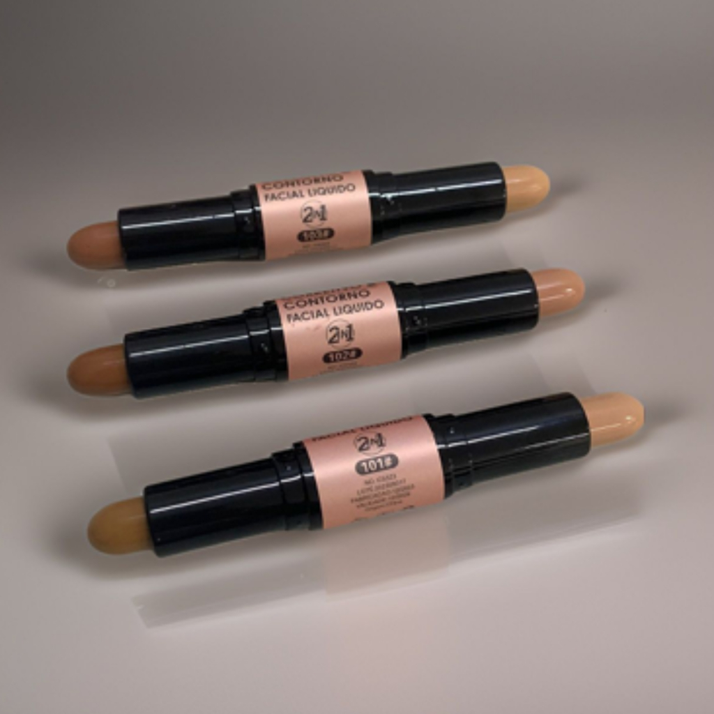 LLs make up Contorno e Corretivo em Bastão 2 em 1 Retrátil em Creme ...