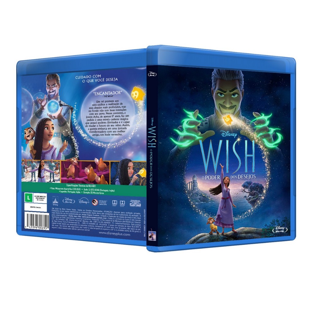 Blu-ray: Wish - O Poder Dos Desejos DUB/LEG [PERSONALIZADO] | Shopee Brasil