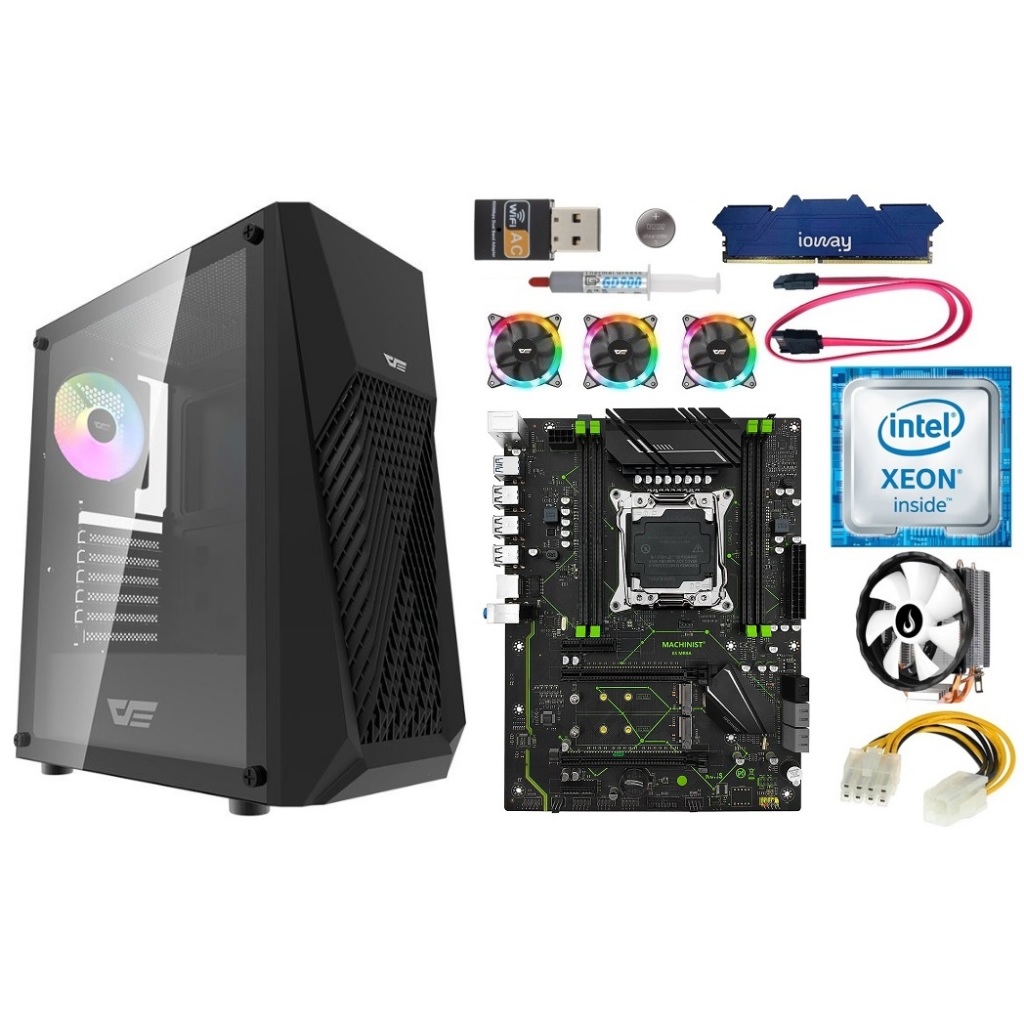 Kit Gamer X99 Xeon E5 2670v3/ 16gb-32gb DDR4/ Cooler + Gabinete ...