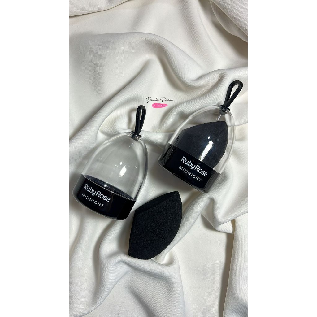 Esponja para maquiagem midnight | Ruby Rose | Shopee Brasil