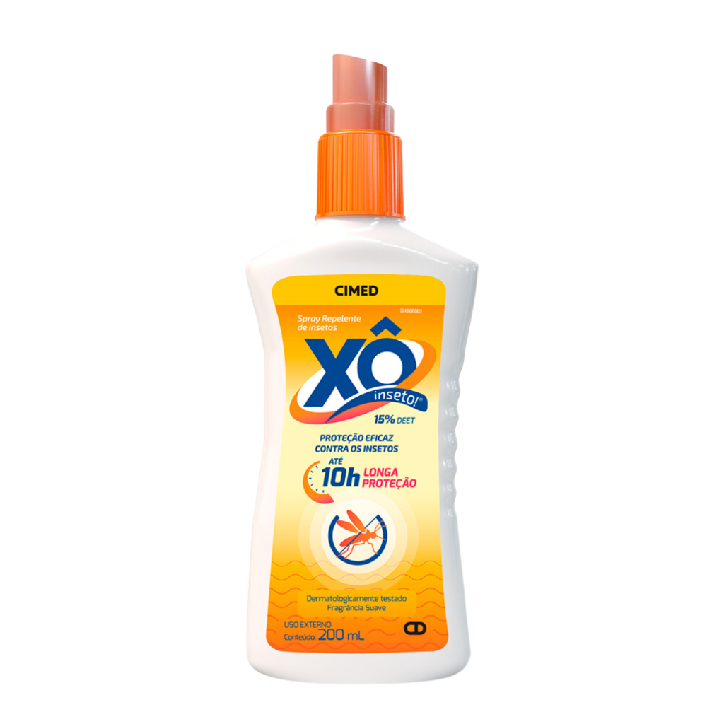 REPELENTE SPRAY XÔ INSETO CIMED - DENGUE - PERNILONGO MOSQUITO, FEBRE ...
