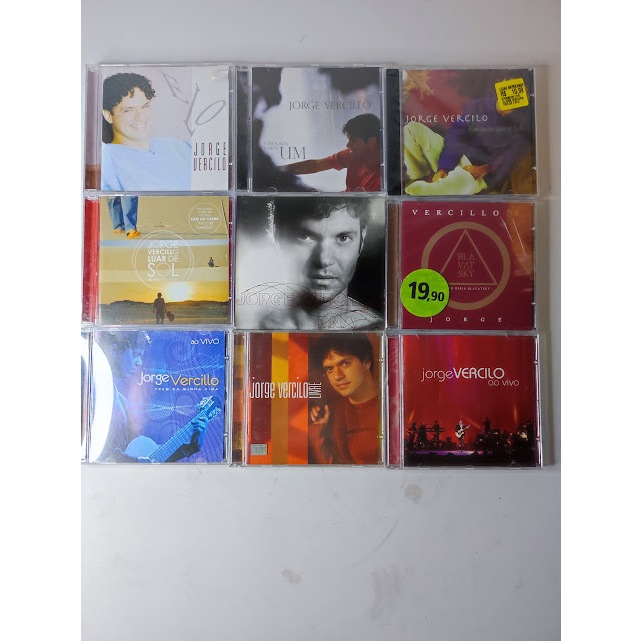 Jorge Vercilo / Vercillo - lote de cd´s + dvd´s | Shopee Brasil