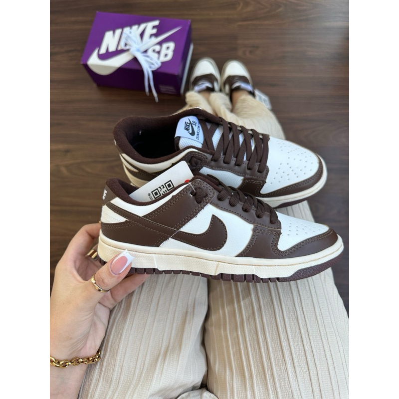 TENIS FEMININO PREMIUM NK DUNK MARROM ESCURO - TENDÊNCIA | Shopee Brasil