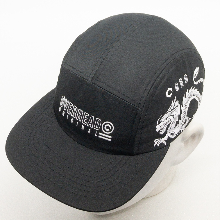 BONÉ OVERHEAD DRAGON FIVE PANELS - STRAPBACK - PRETO - ABA RETA ...