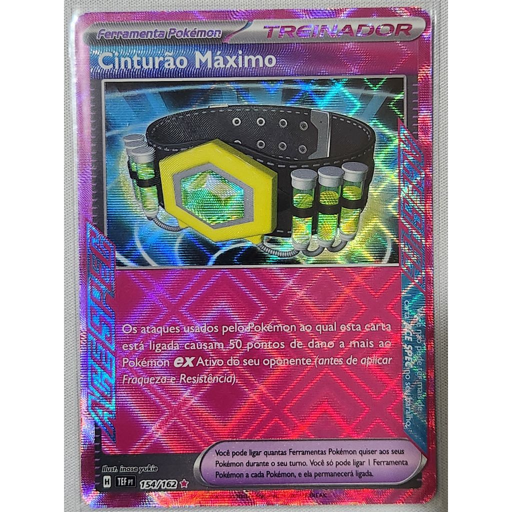 Carta Pokemon Cinturão Máximo (154/162) TEF | Shopee Brasil