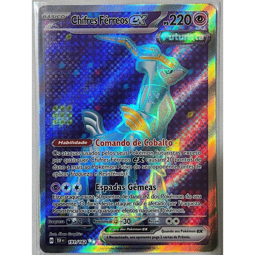 Carta Pokemon Chifres Férreos ex (191/162) TEF | Shopee Brasil