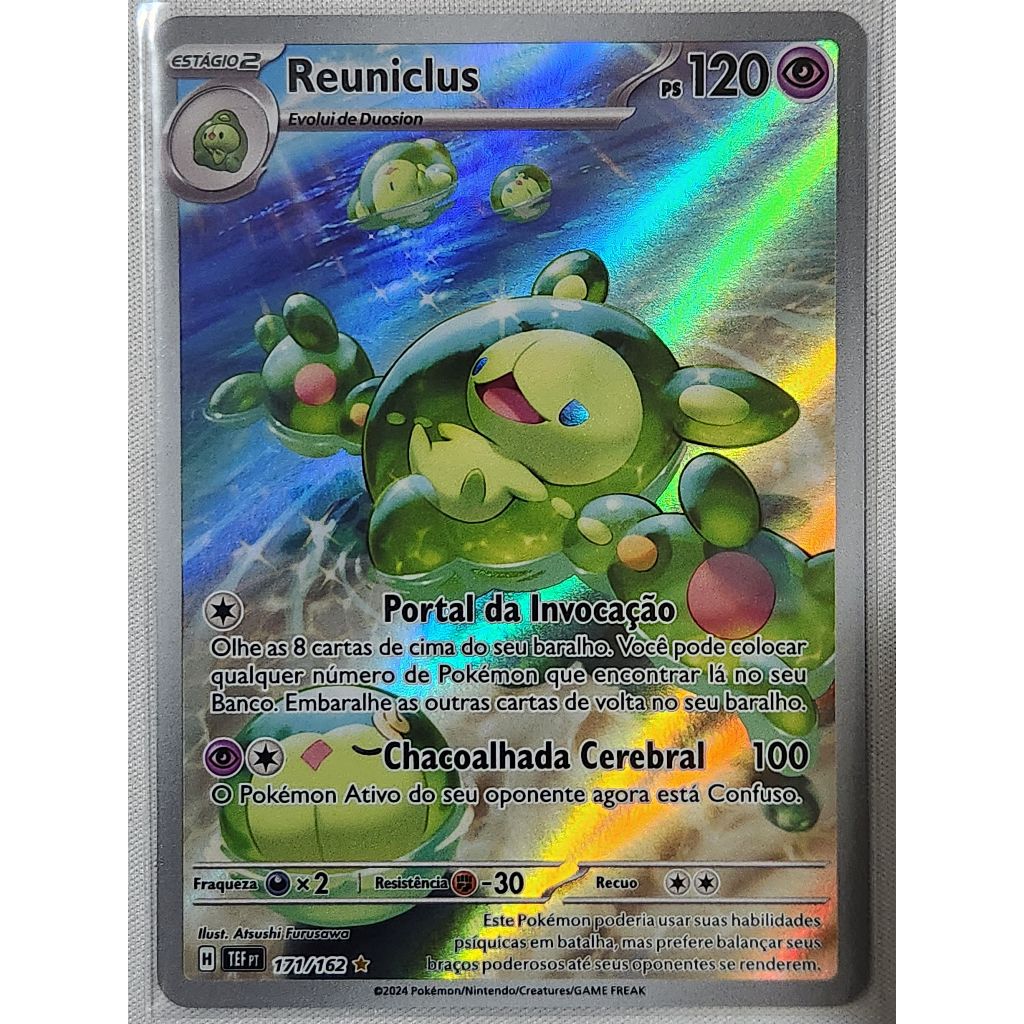 Carta Pokemon Reuniclus (171/162) TEF | Shopee Brasil