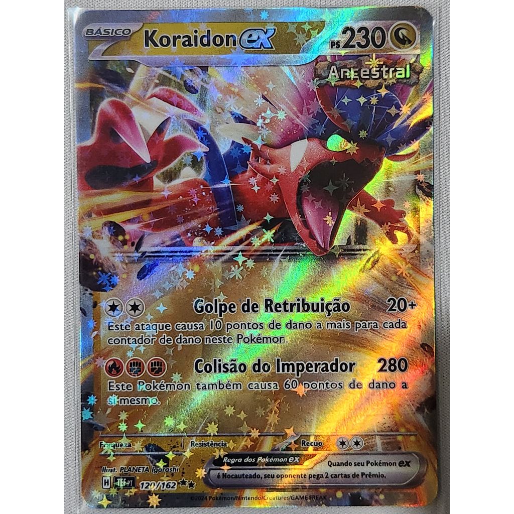 Carta Pokemon Koraidon ex (120/162) TEF | Shopee Brasil
