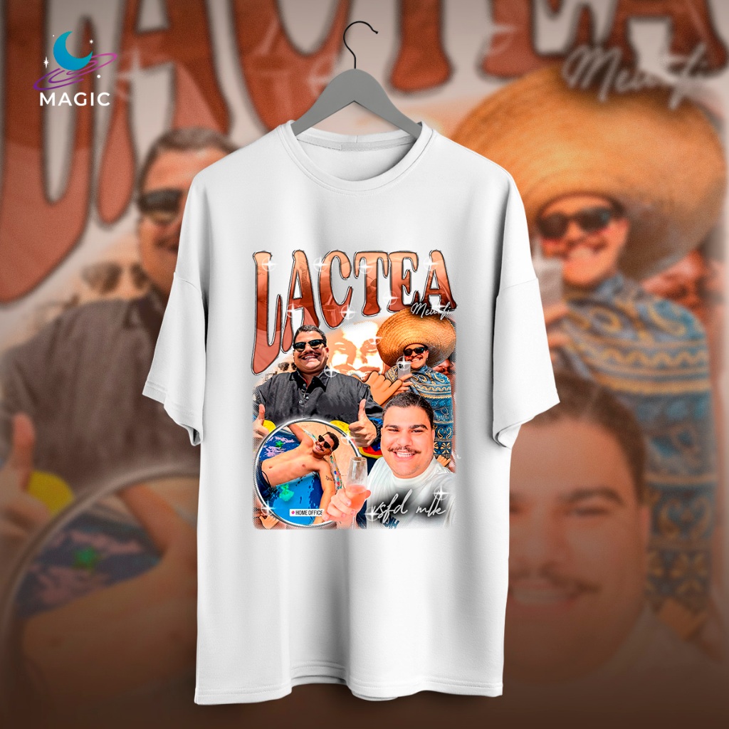 Camiseta Graphics Meme Lactea Meu fi 100% Algodão | Shopee Brasil