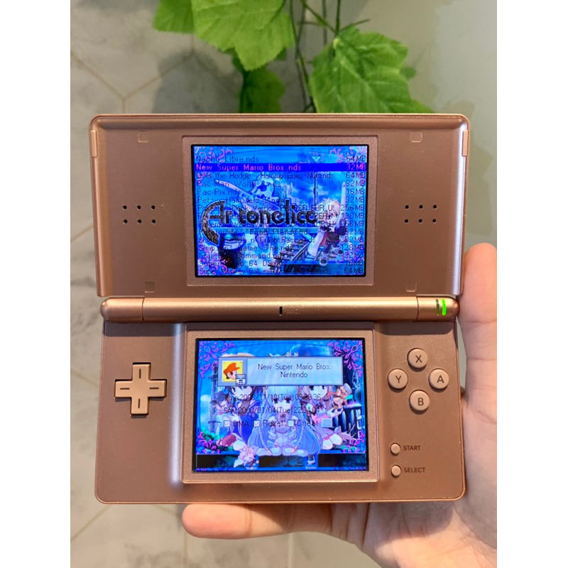 Nintendo DS lite Rosa + R4 com jogos | Shopee Brasil