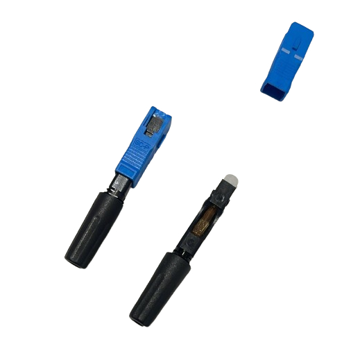 Conector Fast Rápido Fibra Óptica Azul Sc/upc kit 10 Unidades | Shopee Brasil
