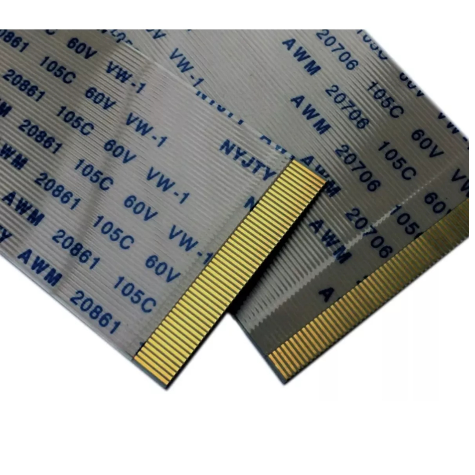 2 Cabos Flat Lvds Flat Modelo 49lh5700 50 Vias 17,5cm Comprimento ...