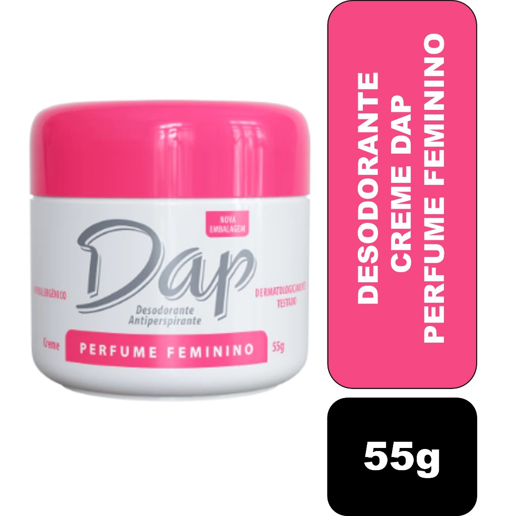 Desodorante Creme Dap Perfume Feminino 55g | Shopee Brasil