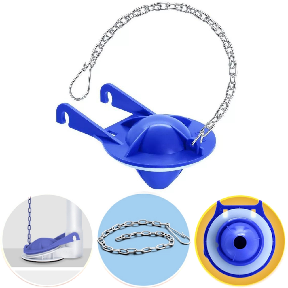 Obturador Para Mecanismo De Saída De Silicone Para Caixa Acoplada Corrente Inox | Shopee Brasil