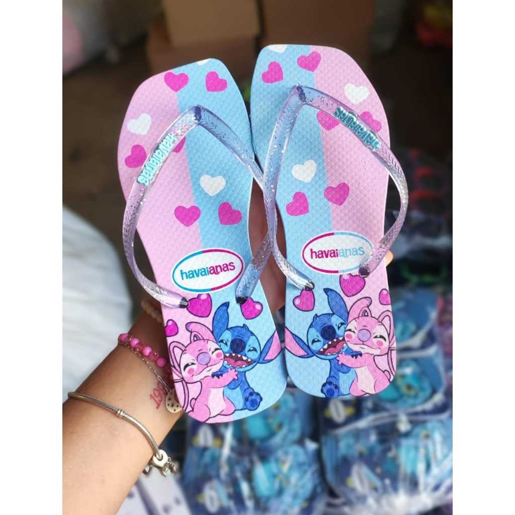 Chinelo Havaianas Stitch | Shopee Brasil