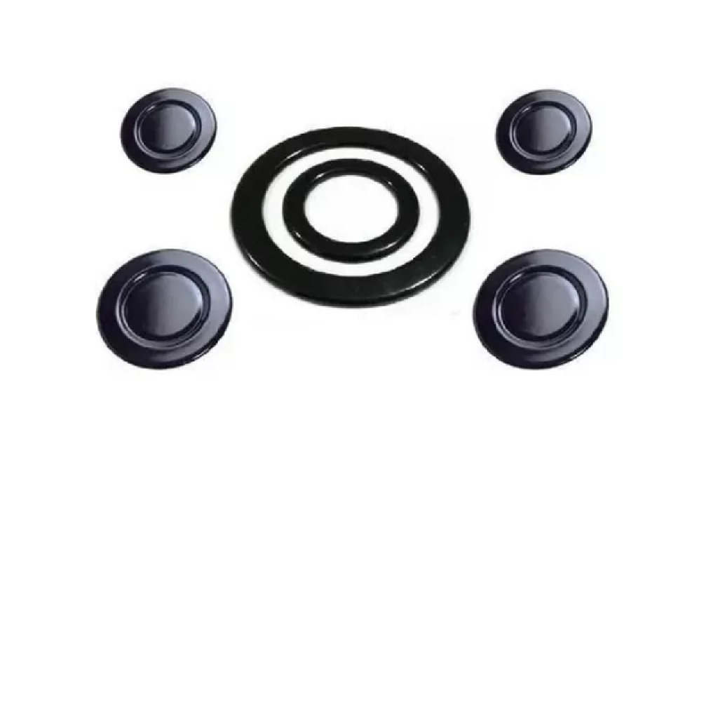 Kit Tampas Peças Fogão Brastemp Bf776 - 5 Bocas Quadrichama | Shopee Brasil