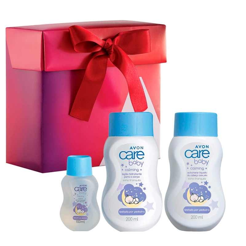 Presente Avon Care Baby Calming - Sabonete Líquido + Hidratante ...