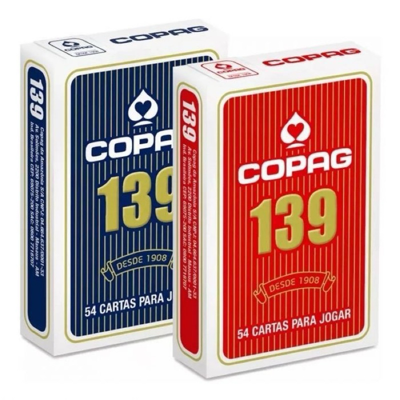Baralho COPAG 139 Original Naipe Tradicional | Shopee Brasil