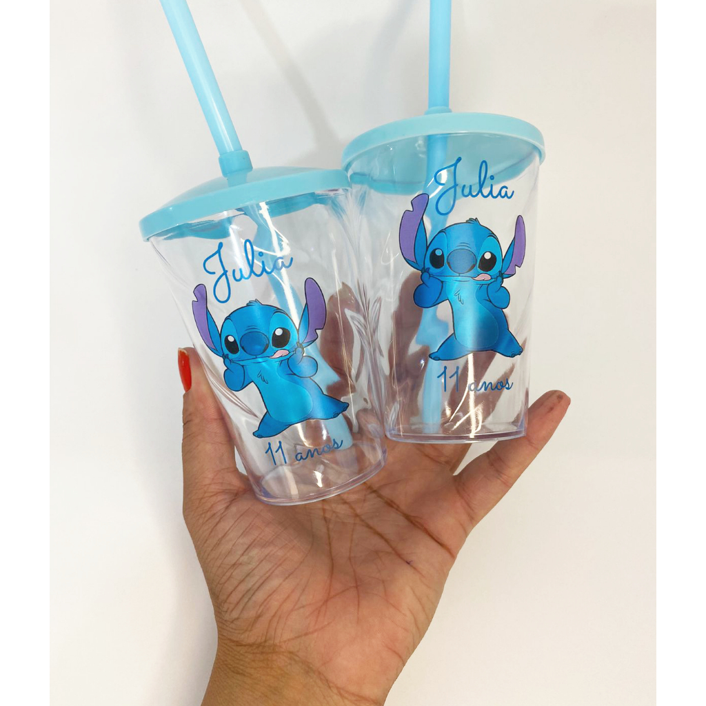 15 Copos Twister Shake C/ Tampa - Canudo Personalizado | Shopee Brasil