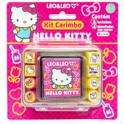 Kit Carimbo Hello Kitty - Leo&Leo | Shopee Brasil