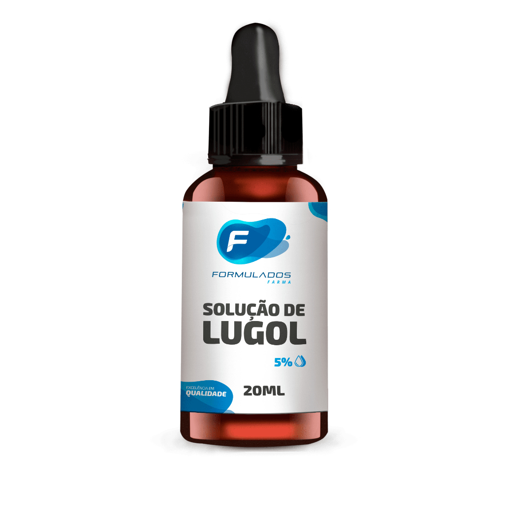 Solução de Lugol 5% 20ml Iodo Inorgânico - QUALIDADE GARANTIDA | Shopee ...