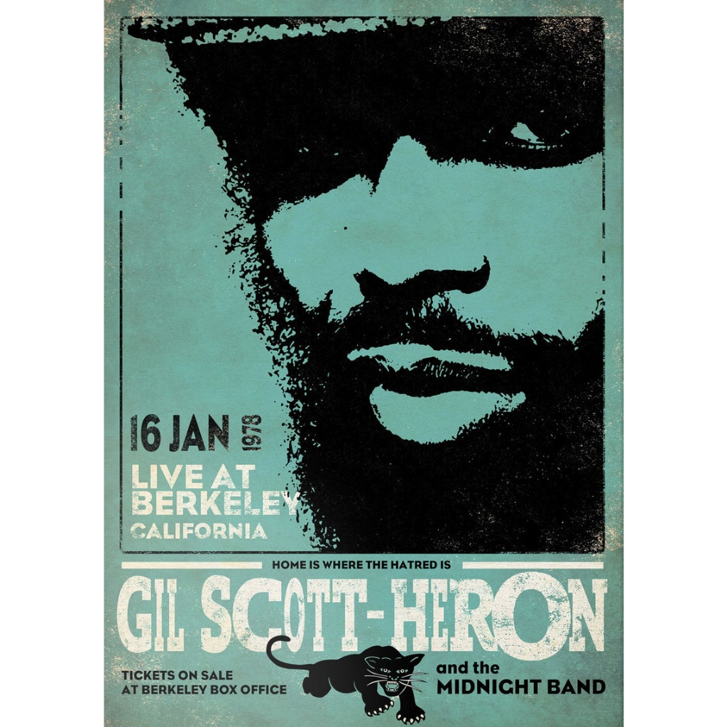 Poster Retrô - Gil Scott Heron 1978 - decora - 33 Cm X 48 Cm | Shopee ...
