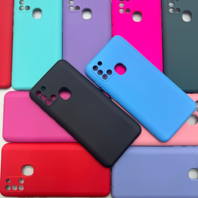 Kit Capa + Pelicula 3D ou Só 1 Capinha Para Samsung Galaxy A21s Capinha Aveludada | Shopee Brasil