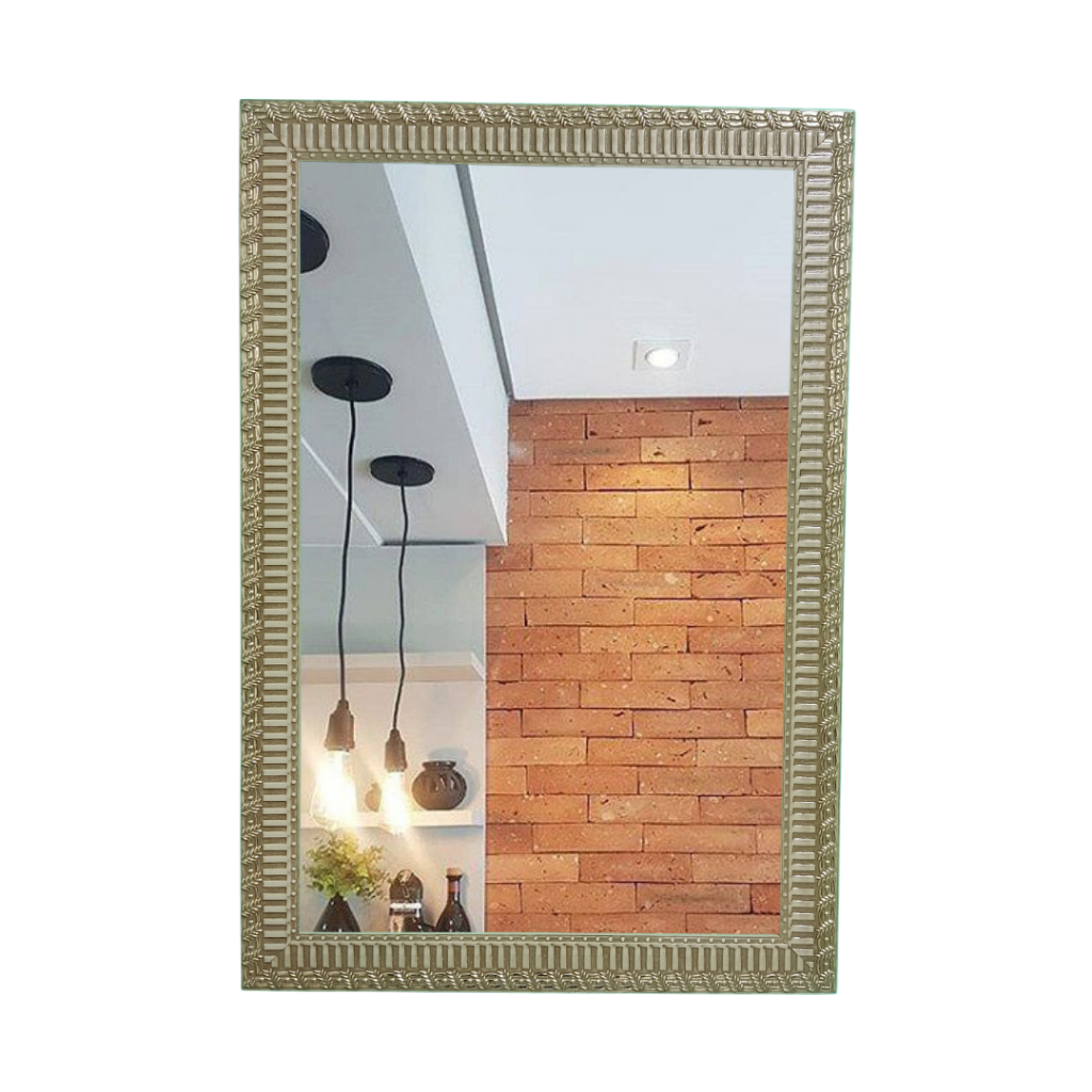 Espelho Decorativo de Parede Com Moldura 42x62cm Para Quarto Imagem Nítida | Shopee Brasil