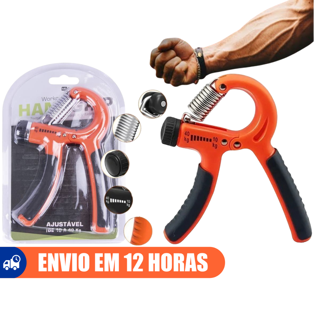 Hand Grip Flexor De Punho Com Intensidade Ajustável de 10kg à 40kg - MB ...