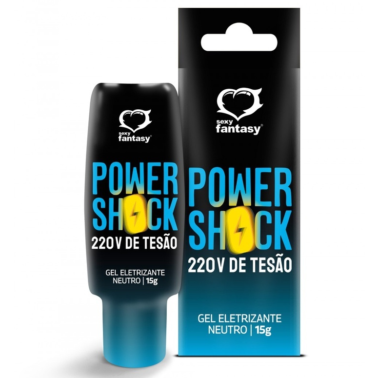 Vibrador Líquido Power Shock Gel Unissex Neutro 15g Sexy Fantasy SEX ...