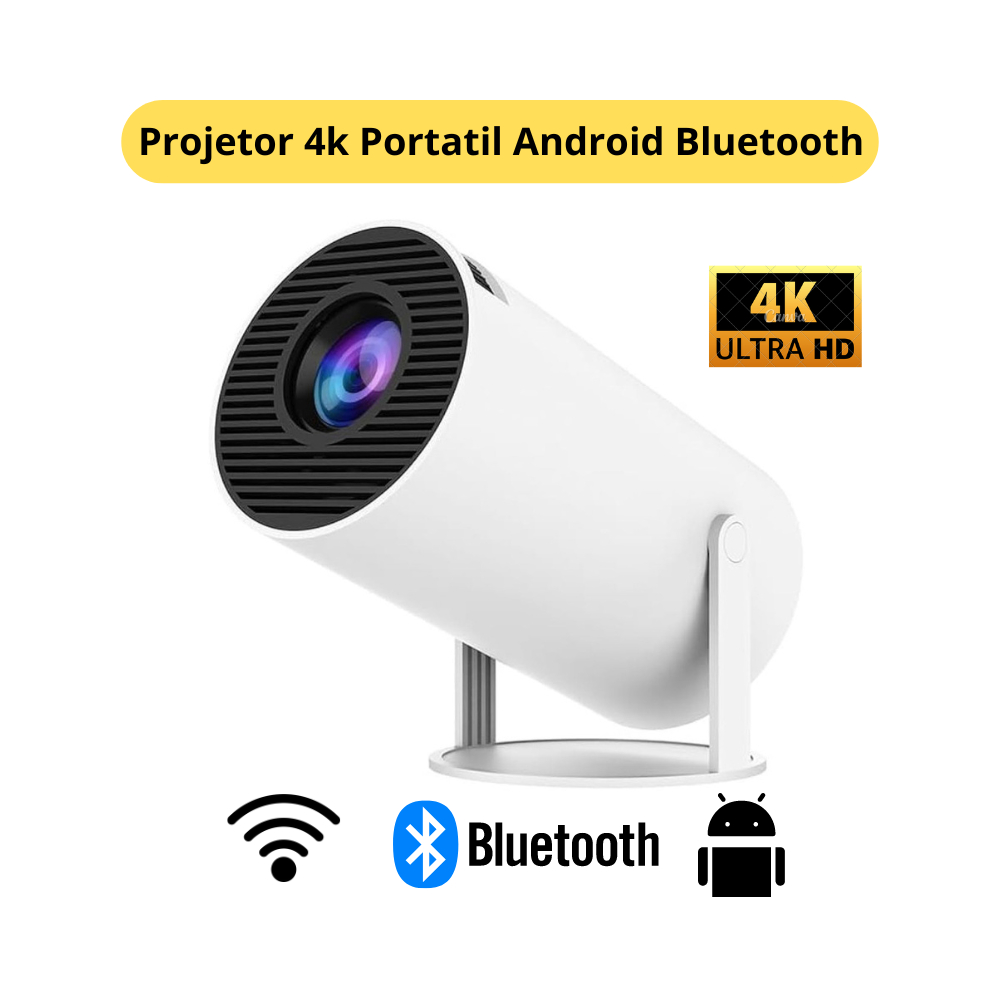 Projetor 4K HD 150 Polegadas Celular, Wifi e Bluetooth HY300 Magcubic ...