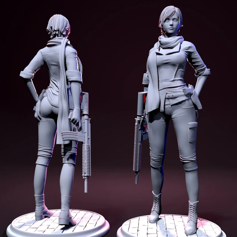 Action Figure Sherry Birkin 23cm - Resident Evil 6 Handmade Figure 1/7 ...