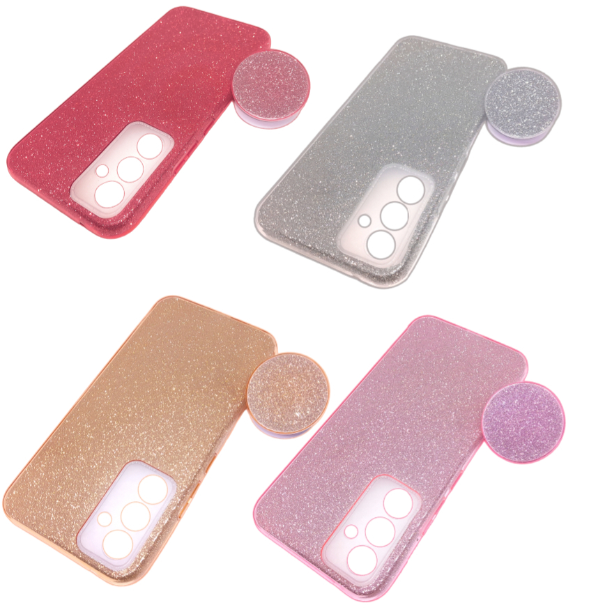 Capa Capinha Case Para Galaxy A55 de Silicone Com Glitter | Shopee Brasil