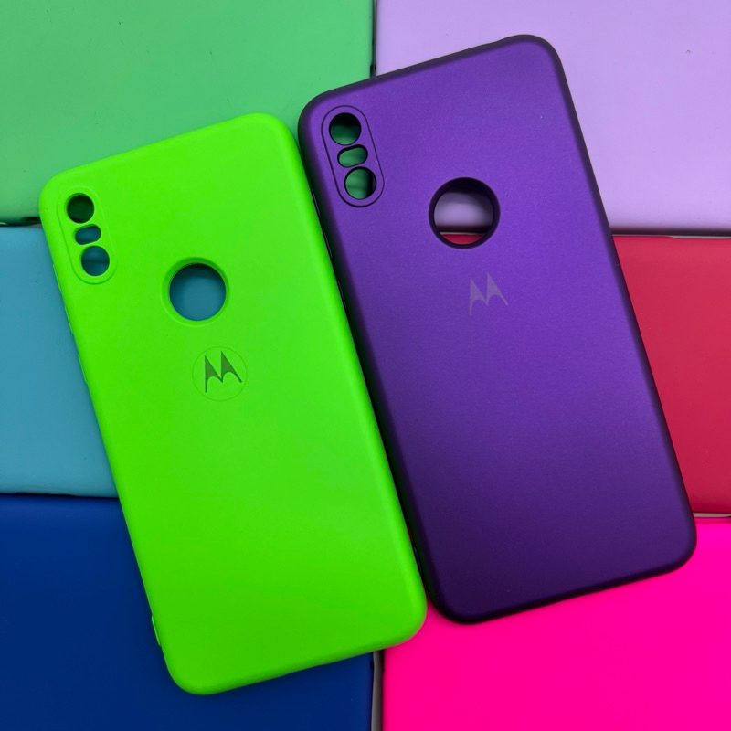 Capa Capinha Case Silicone Motorola Moto One Aveludada | Shopee Brasil