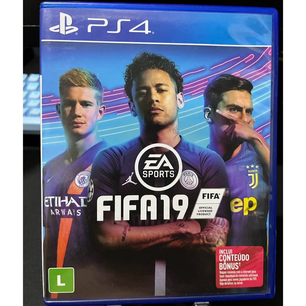 FIFA 19 PS4 MIDIA FISICA ORIGINAL | Shopee Brasil