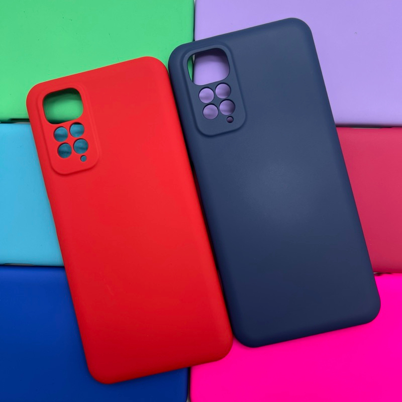 Capa Capinha Silicone Aveludada para Xiaome Redmi Note 11 4G / Note 11s ...