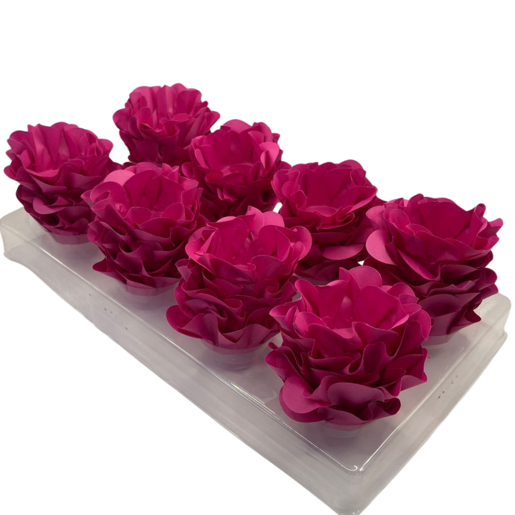 40 Forminhas para Doces Finos Style Formato Flor - Para Festa Casamento ...