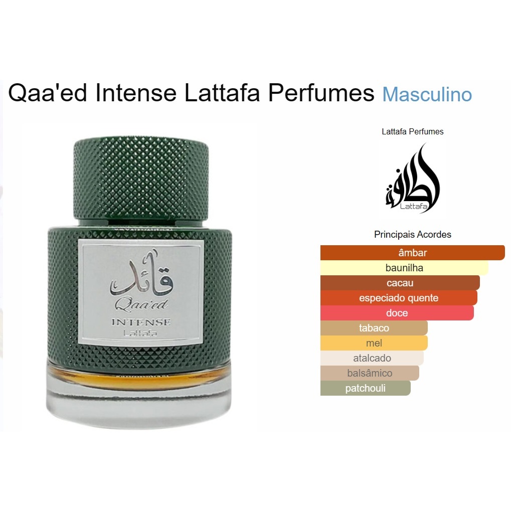 QAA'ED INTENSE MAN EDP 100ML | Shopee Brasil