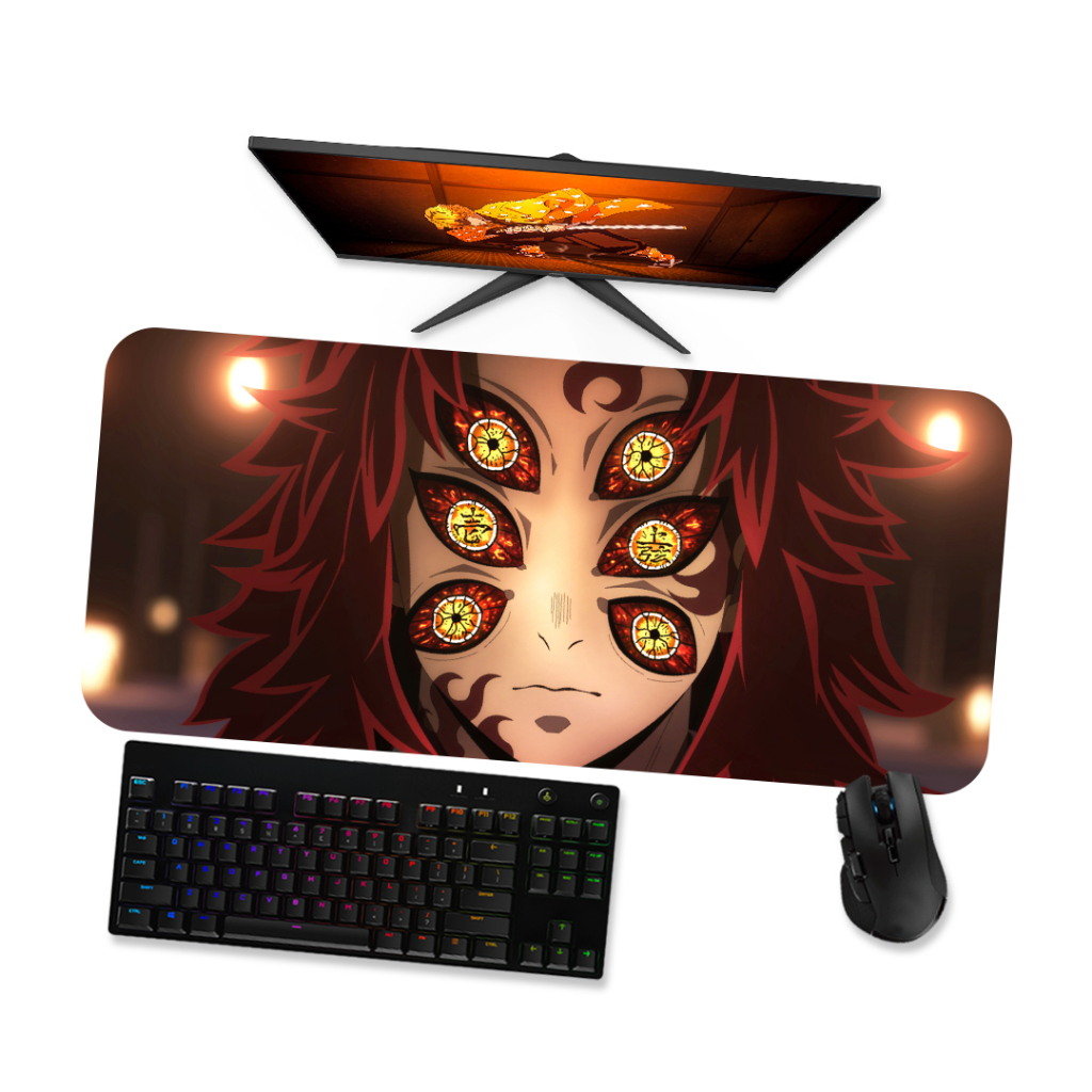 Mouse pad Kokushibo 1 Demon Slayer Anime - Mousepad Gamer 90x40 80x40 ...