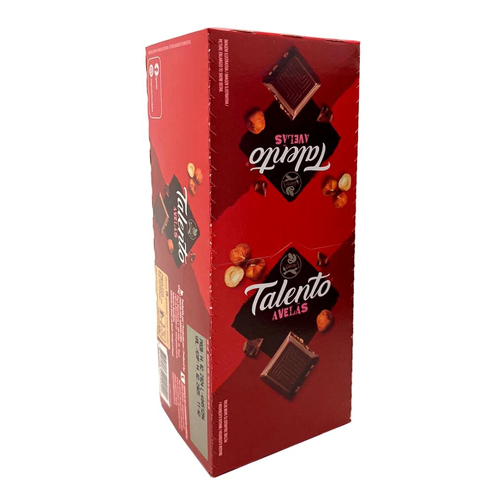 Chocolate Mini Talento Vermelho Avelãs 25g c/15 - Garoto | Shopee Brasil