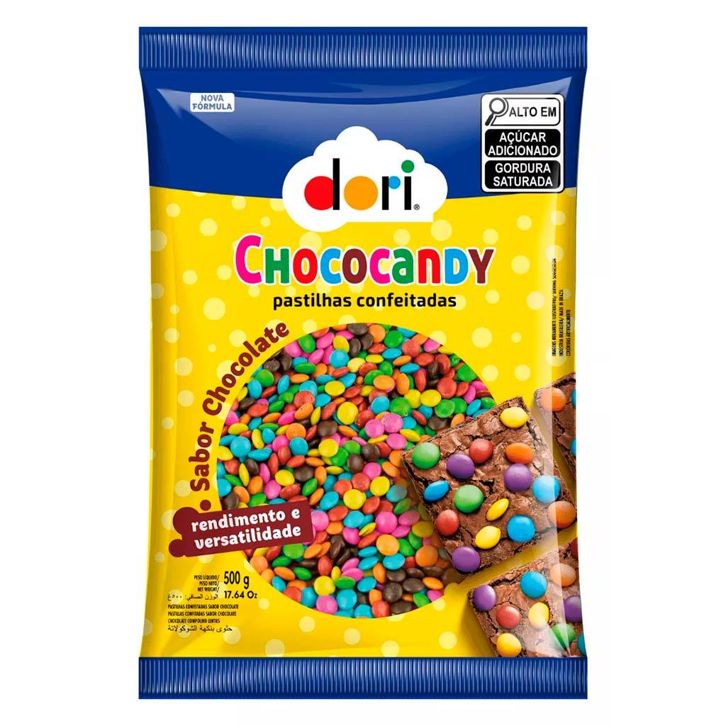 Chocolate Chococandy Confeito Colorido 500g - Dori | Shopee Brasil