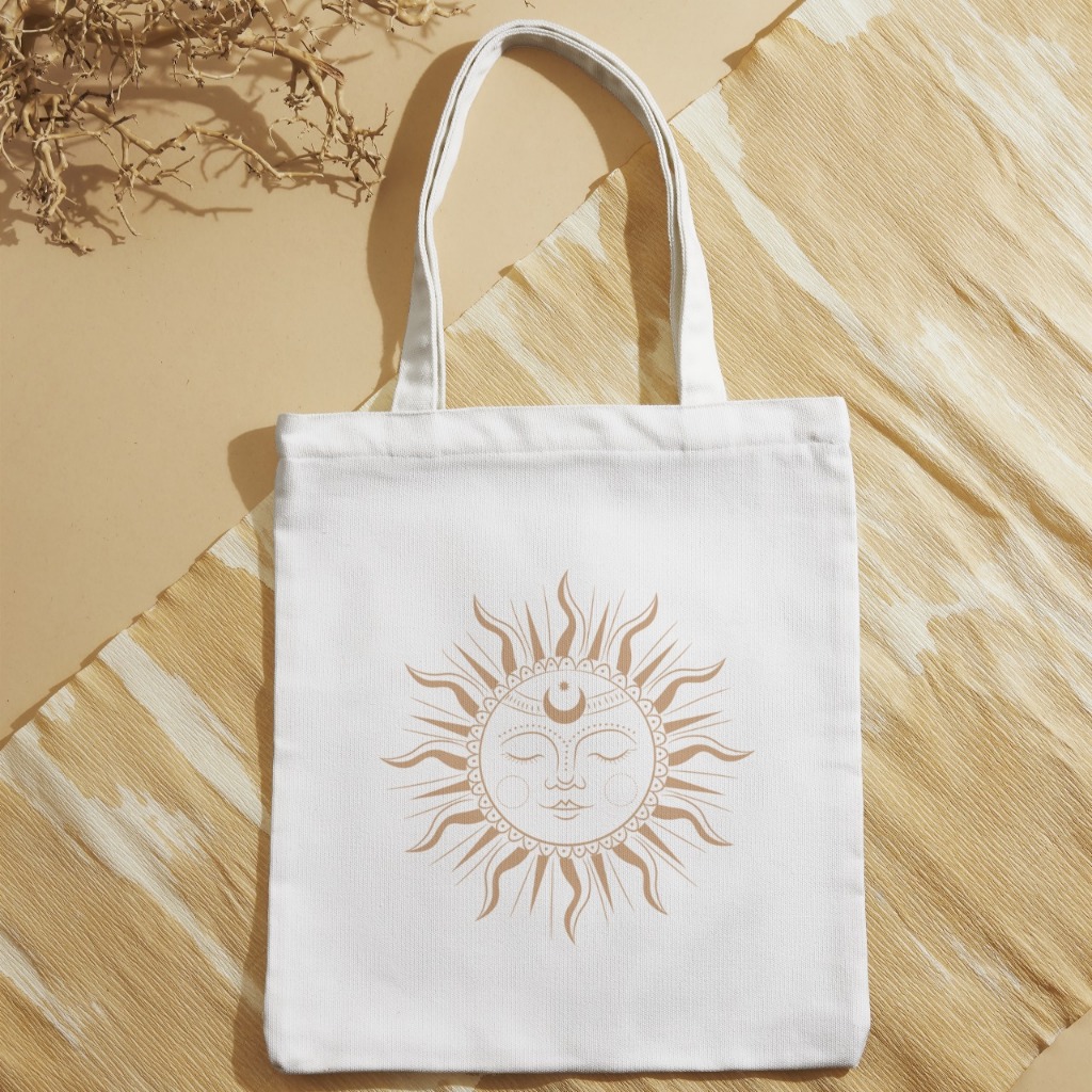 Sacola/Bolsa Ecobag Personalizada Sol | Shopee Brasil