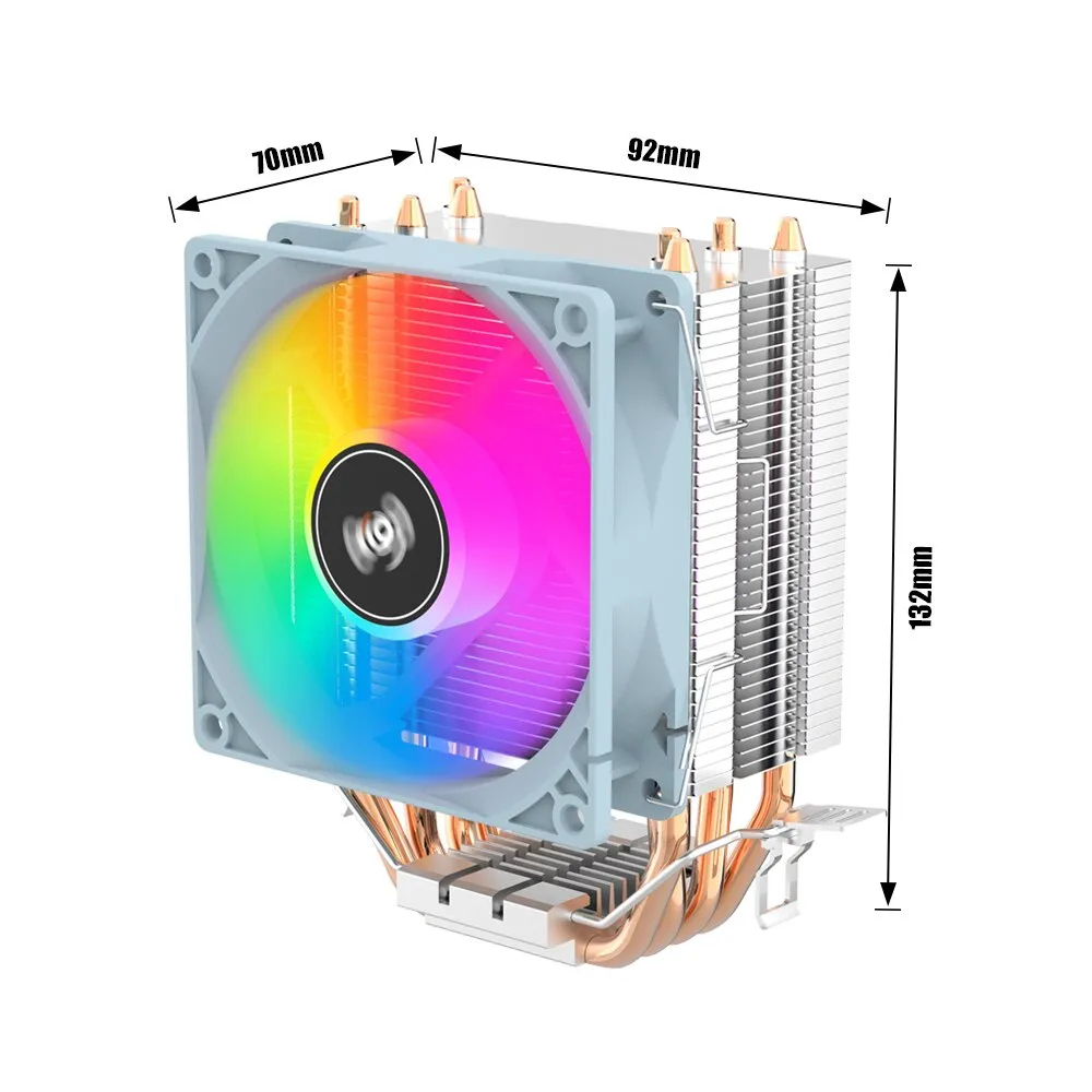 Air Cooler Aigo ICE400SE 4 HeatPipes TDP 160w RGB | Shopee Brasil
