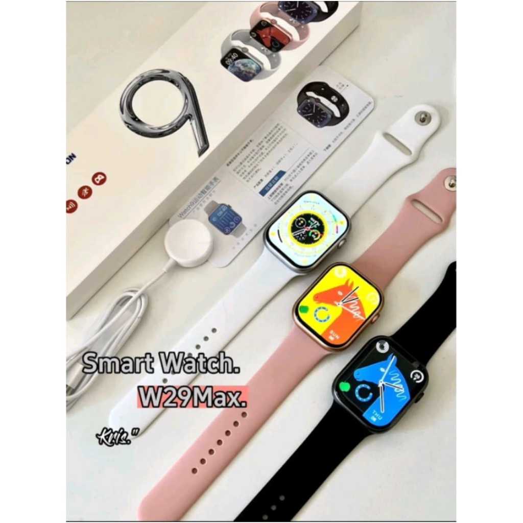 Microwear W29 Max Smart Watch Men Series 9 Siri NFC Temperatura ...