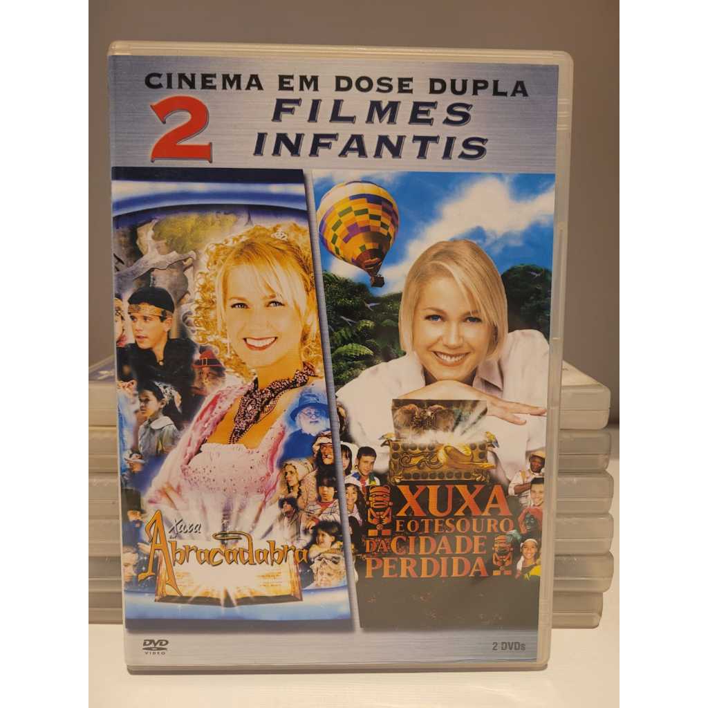 CINEMA EM DOSE DUPLA - XUXA ABACADABRA - XUXA E O TESOURO DA CIDADE ...