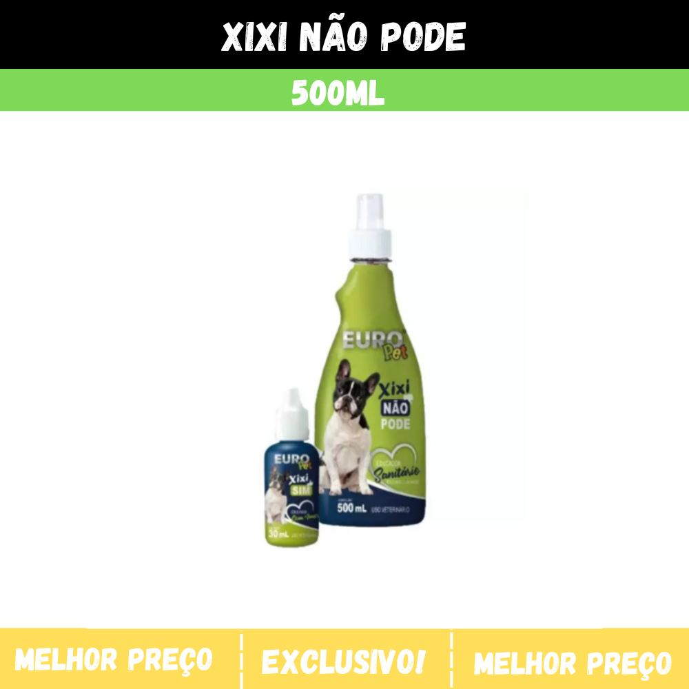 Casadinho Europet Educador Sanitário Xixi Não Pode 500ml | Shopee Brasil